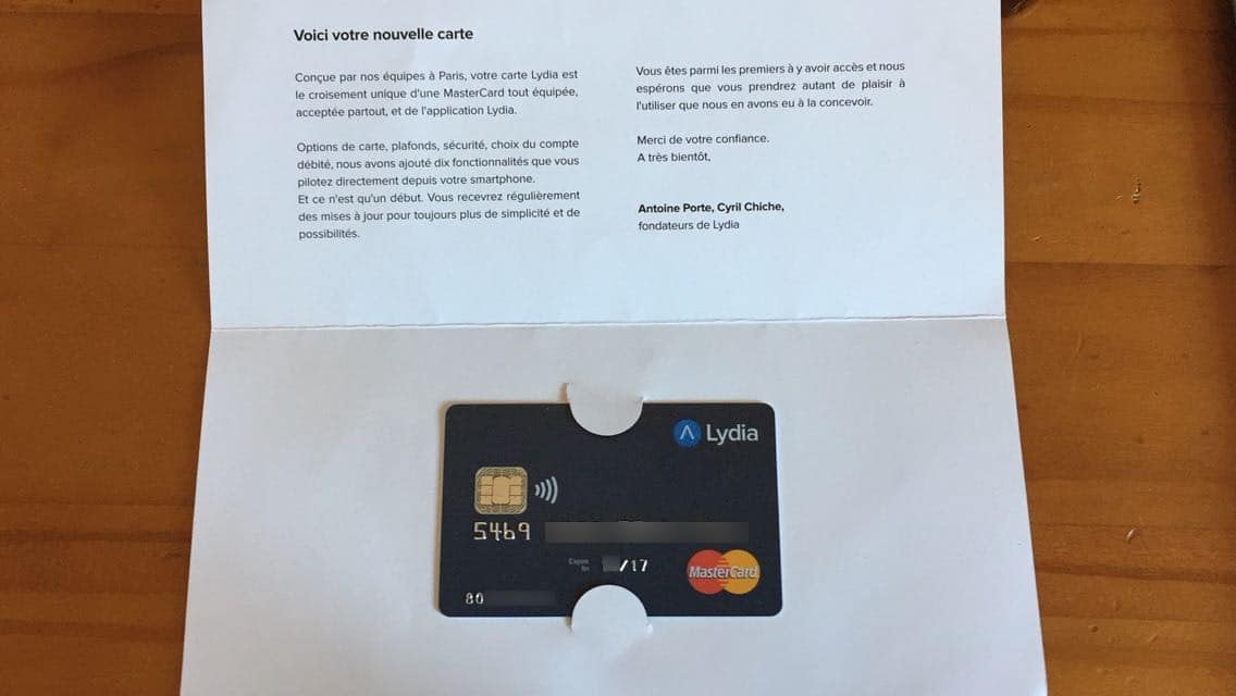 Mon avis sur la carte Lydia plus code promo - Rousseaux Les Bons Tuyaux